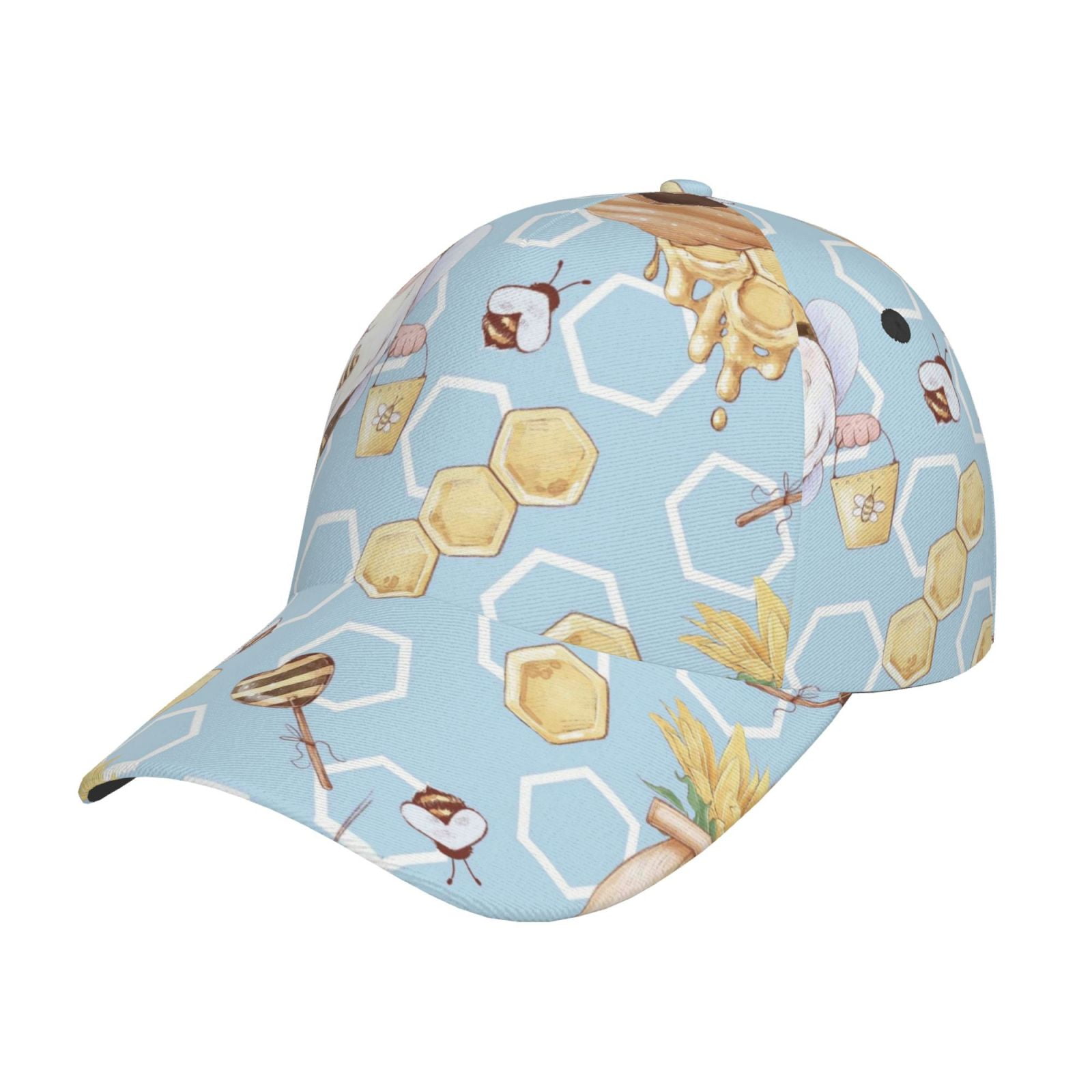 Fotbe Cute Gnome Bee Collects Honey Baseball Cap, Cute Gnome Bee ...