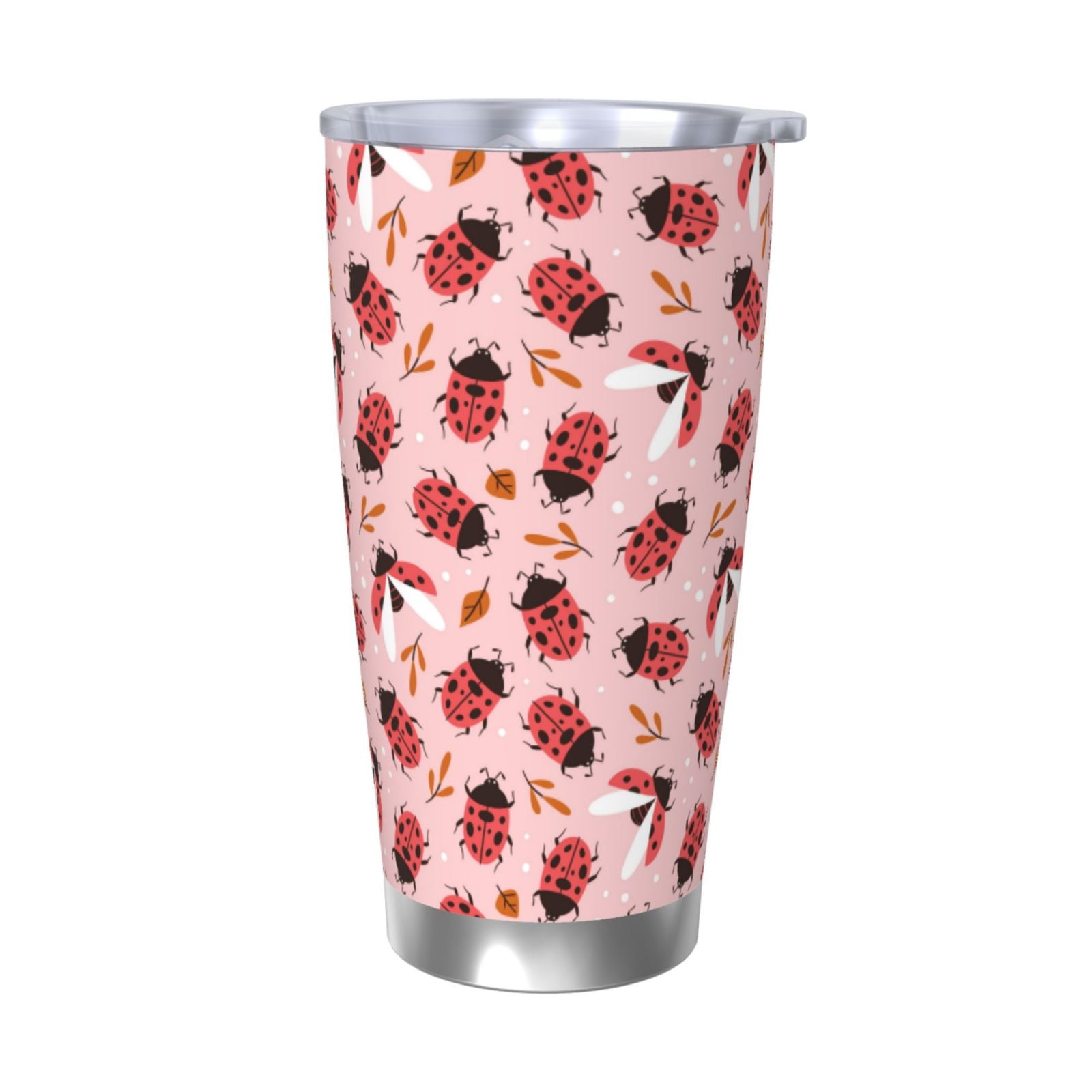 Fotbe Cute Ladybugs 1 Pattern 20 oz Tumbler Stainless Steel Vacuum ...