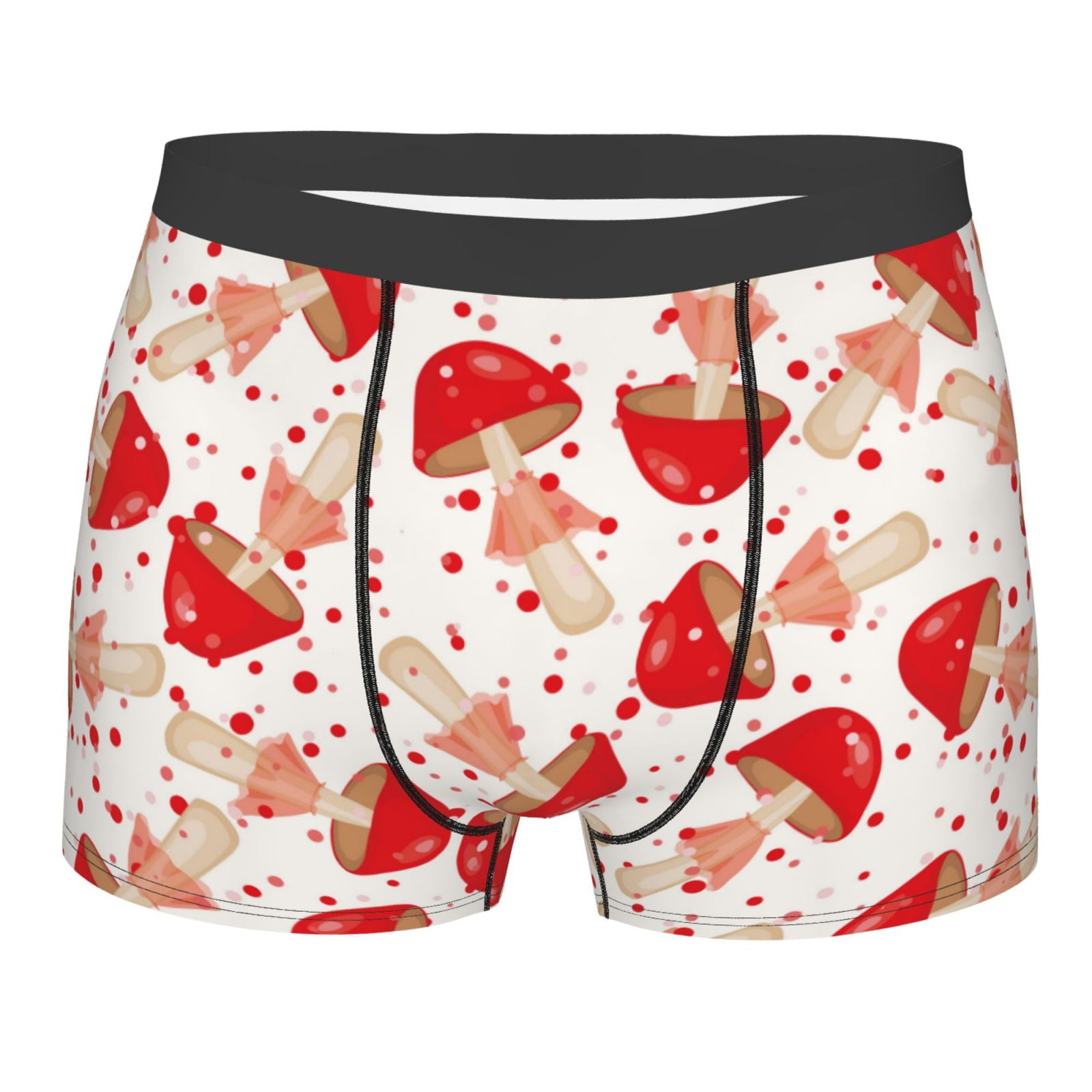 Fotbe Cute Mushroom Men’s Total Support Pouch Boxer Briefs, X-Temp ...