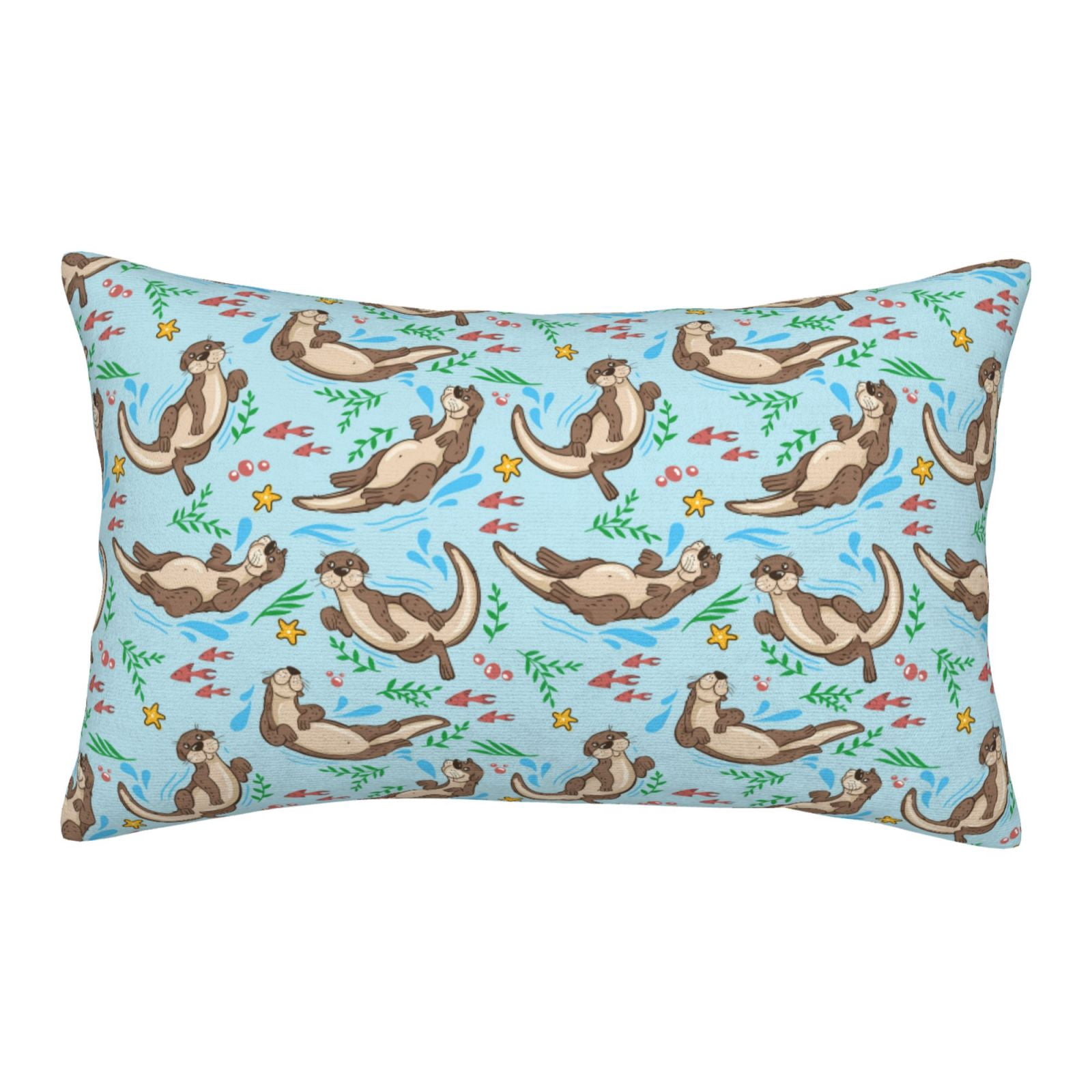 Fotbe Cute Otters Pillow Cases - Envelope Closure - Luxury, Extra Soft ...