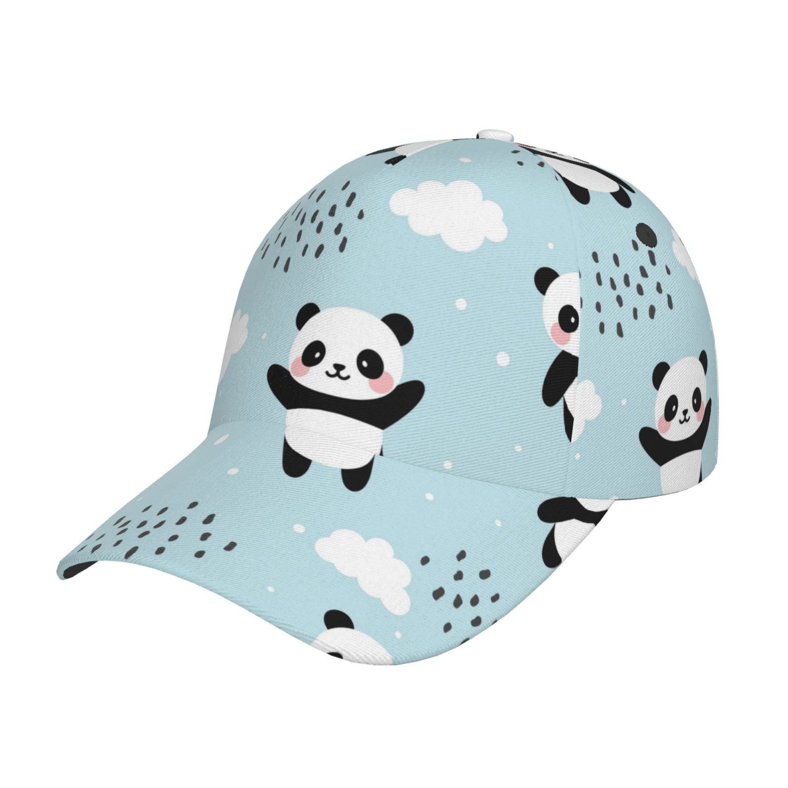 Fotbe Cute Panda Bear Baseball Cap, Cute Panda Bear Print Dad Hat ...
