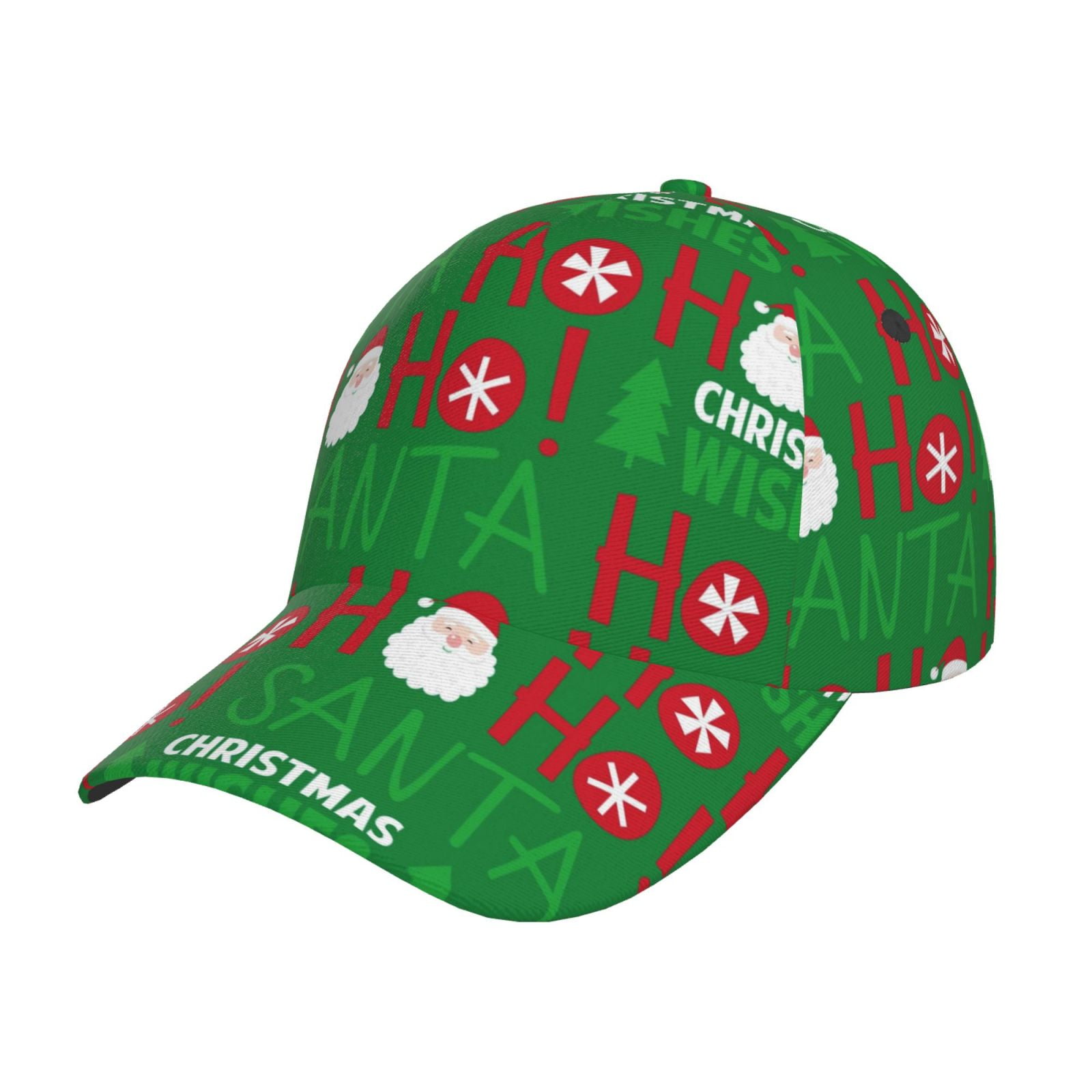 Fotbe Cute Santa Baseball Cap, Cute Santa Print Dad Hat,Outdoor Hat ...