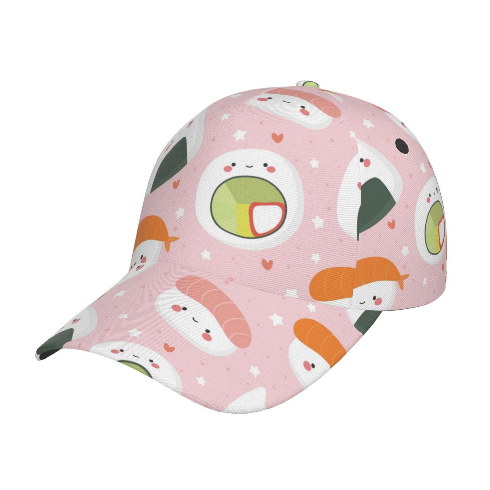 Fotbe Cute Sushi Baseball Cap, Cute Sushi Print Dad Hat,Outdoor Hat ...
