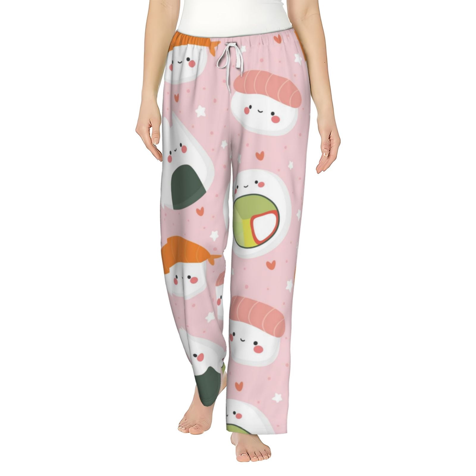 Fotbe Cute Sushi Women's Pajama Pants,Sleepwear Pants,Pj Bottoms ...