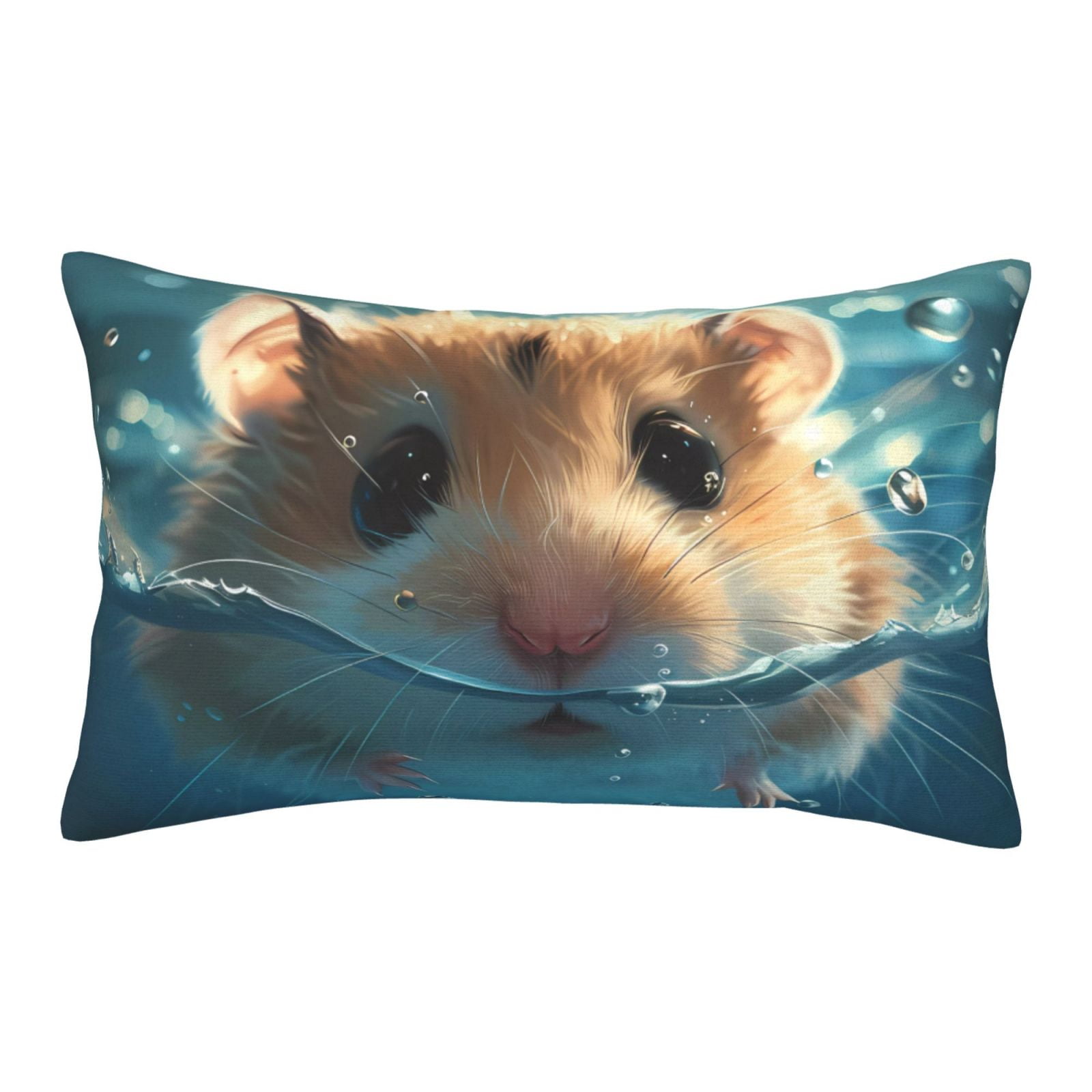 Fotbe Cute Swimming Guinea Pig Pillow Cases - Envelope Closure - Luxury ...