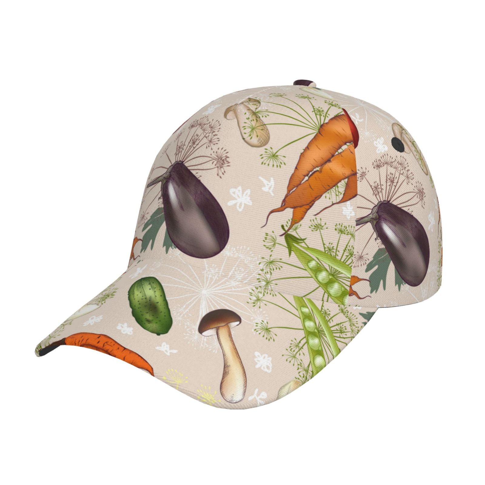 Fotbe Cute Vegetables Baseball Cap, Cute Vegetables Print Dad Hat ...