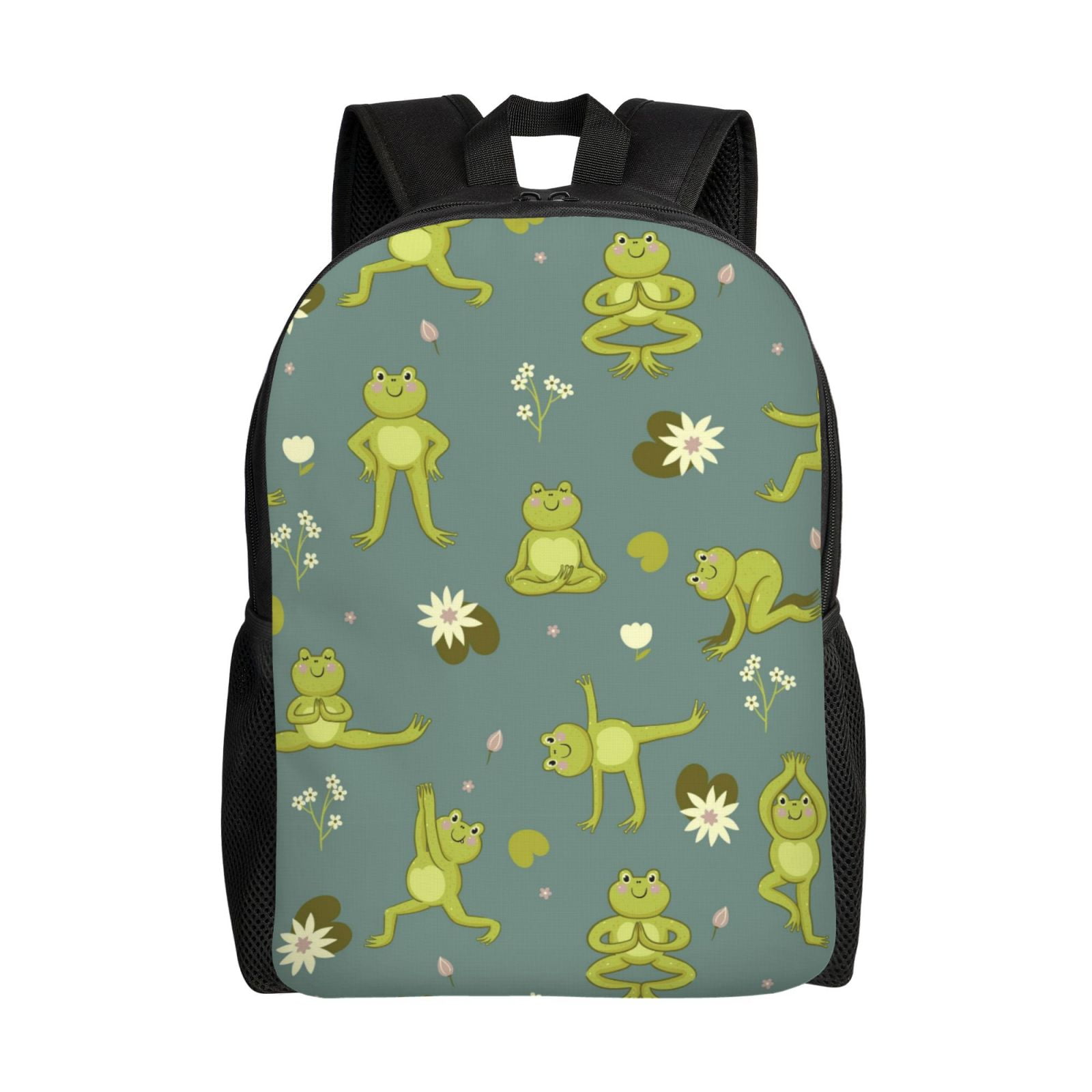 Fotbe Cute Yoga Frogs Travel Laptop Backpack, Business Slim Sturdy ...