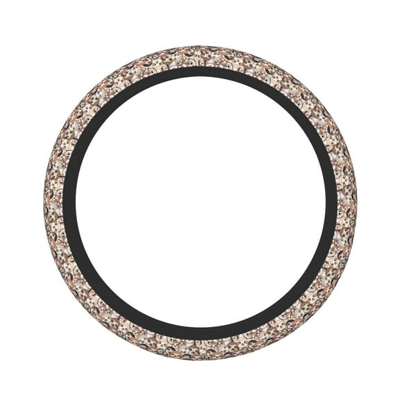 Fotbe Cute brown sloth monkey for Steering Wheel Cover Universal 15 in ...