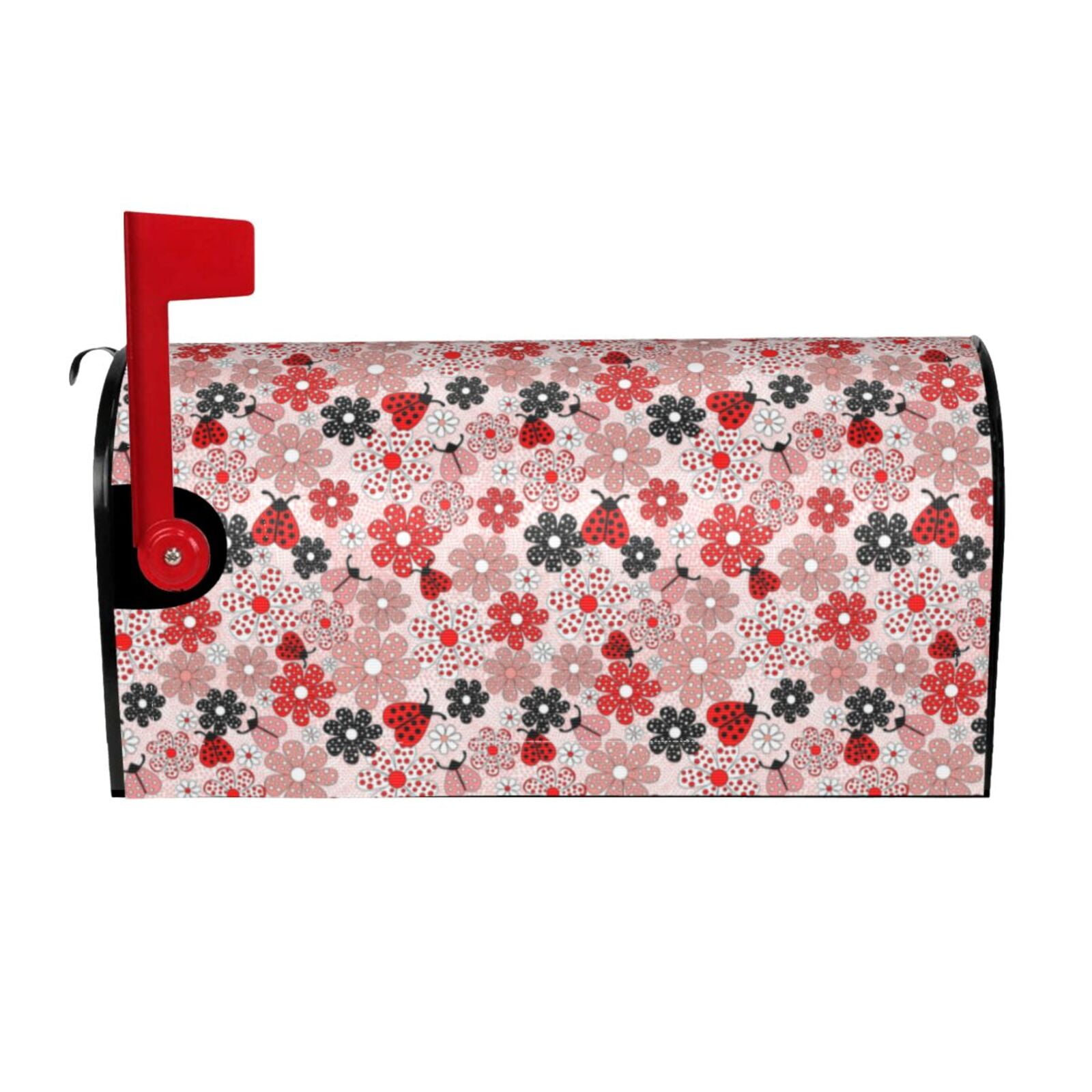 Fotbe Cute ladybugs red Mailbox Covers Post Letter Box Cover Garden ...