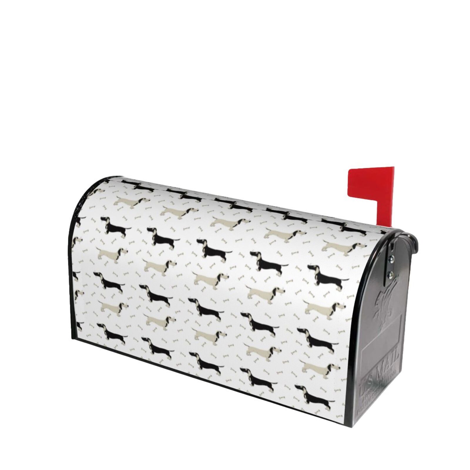 Fotbe Dachshund Dog Mailbox Covers Post Letter Box Cover Garden Decor ...