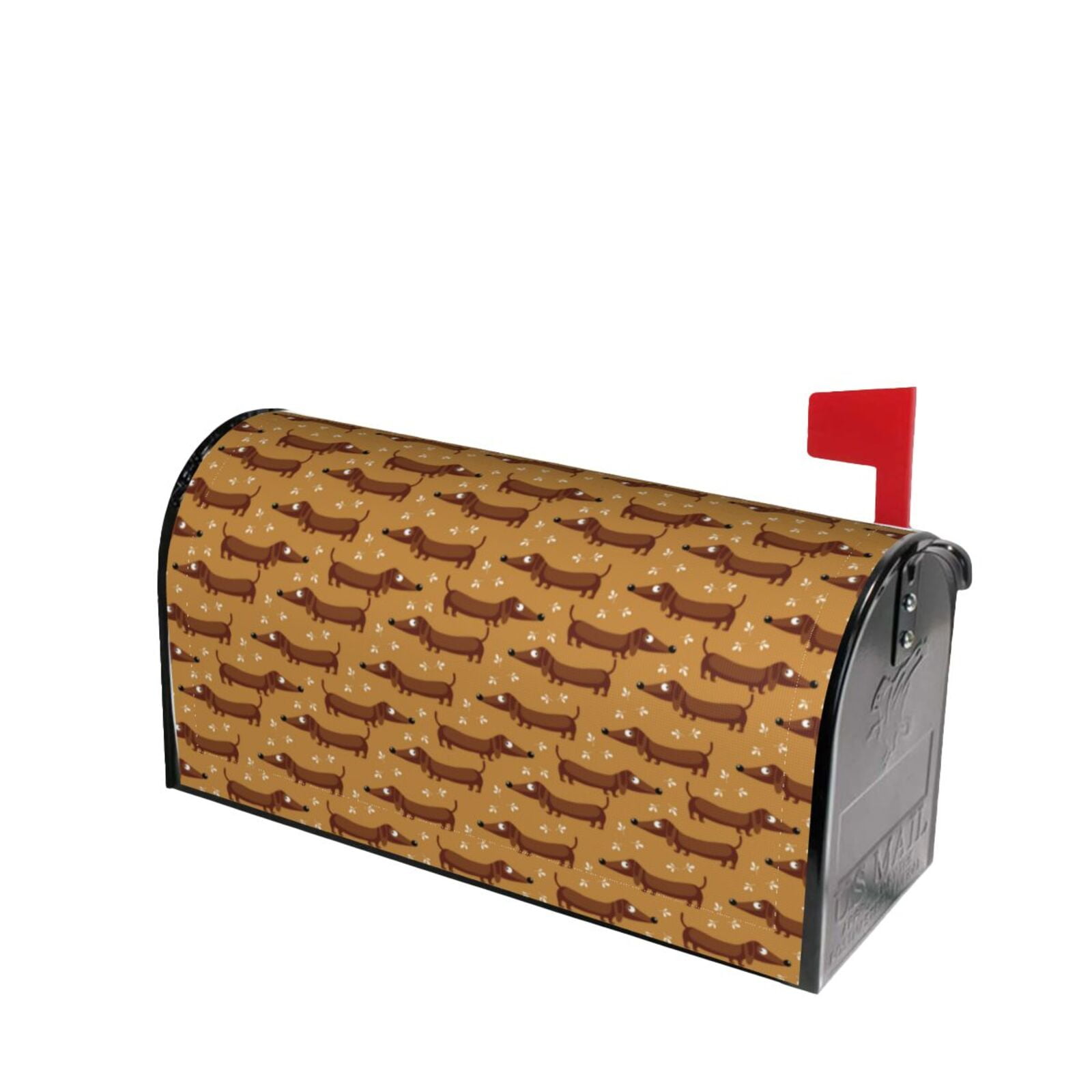 Fotbe Dachshund Dog Puppy Mailbox Covers Post Letter Box Cover Garden ...