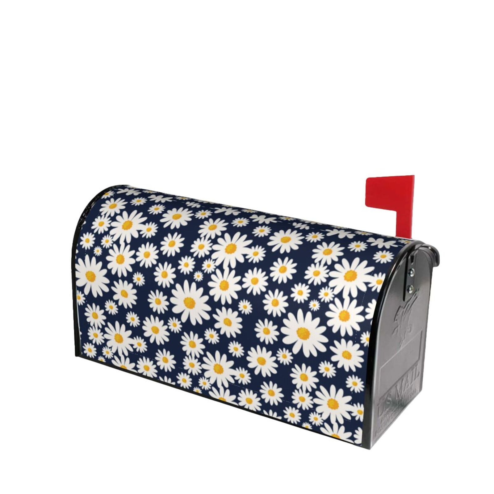 Fotbe Daisy Floral Mailbox Covers Post Letter Box Cover Garden Decor ...