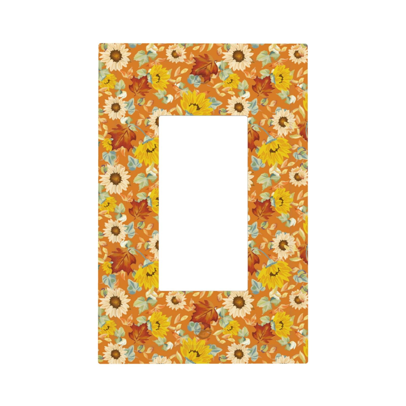 Fotbe Daisy maple fall Print Duplex Receptacle Wall Plate, 1-Gang 5.0 ...