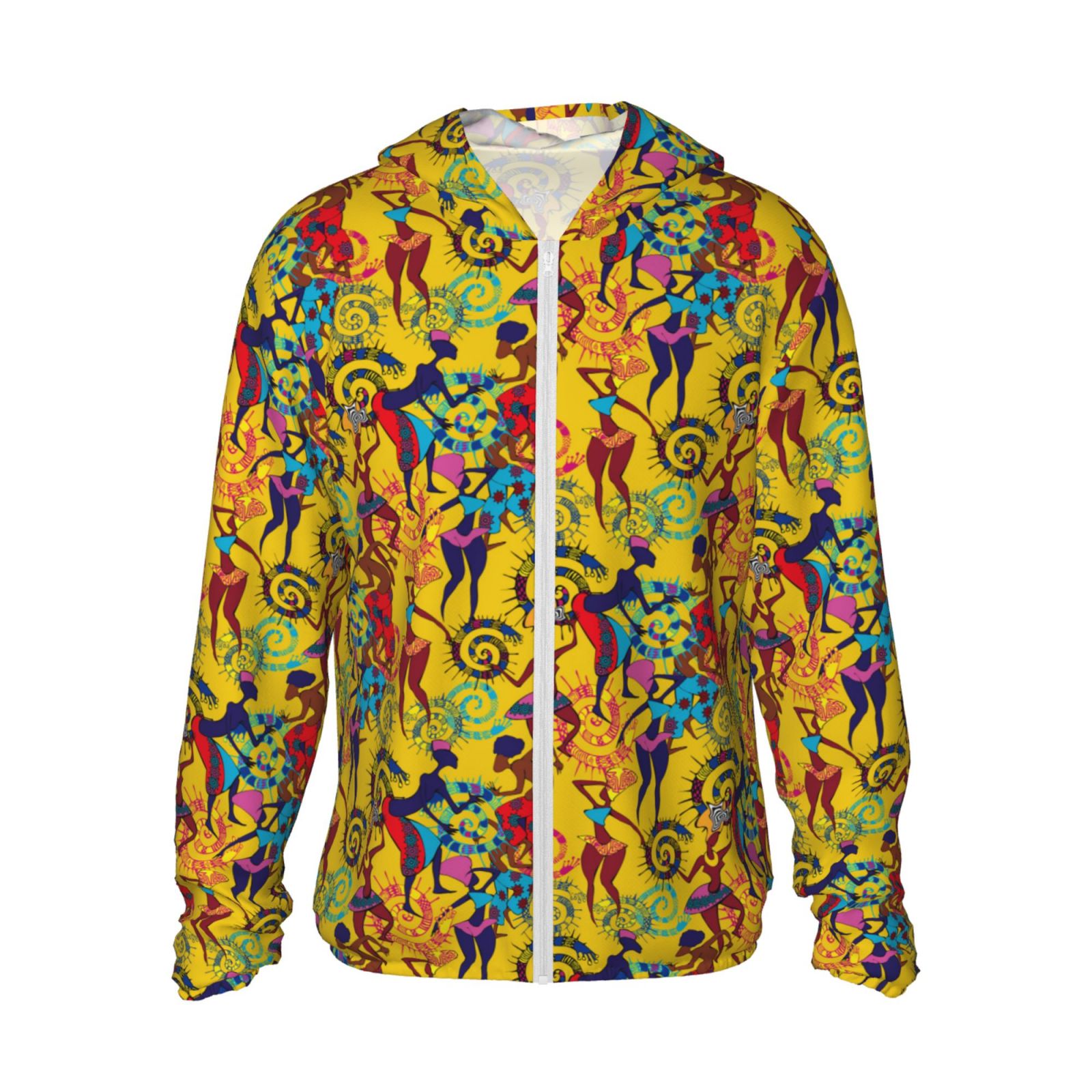 Fotbe Dancing African Women Men's Women's UPF 50+ Sun Protection Jacket ...