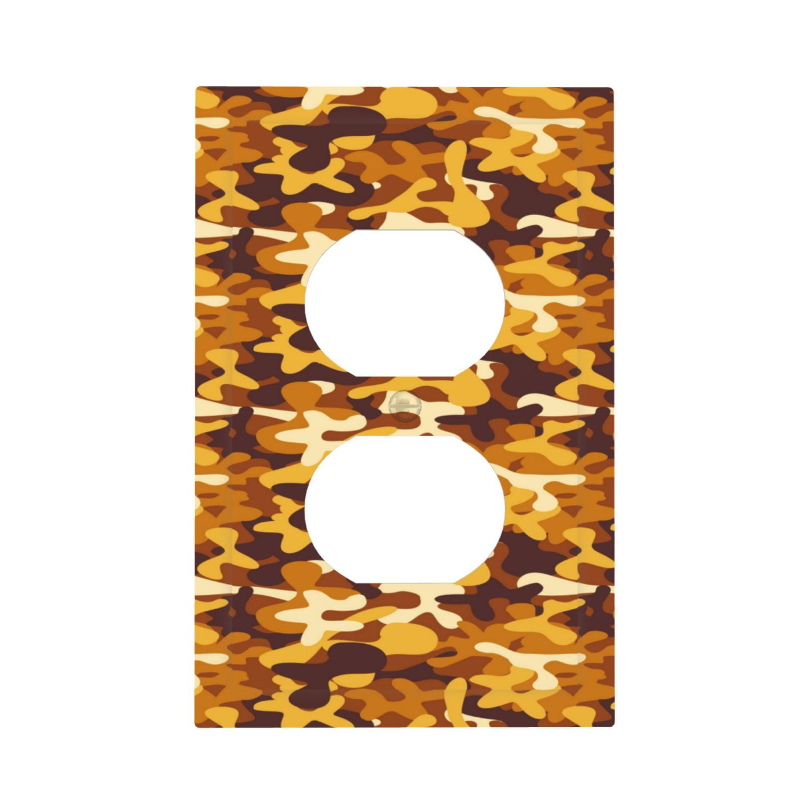 Fotbe Desert Camouflage Print Duplex Receptacle Wall Plate, 1-Gang 5.0 ...