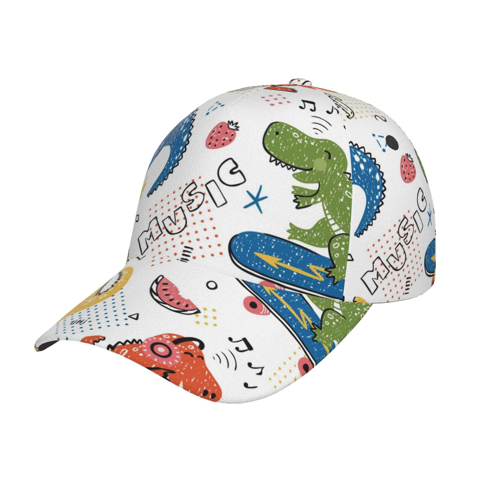 Fotbe Dinosaur Baseball Cap, Dinosaur Print Dad Hat,Outdoor Hat ...