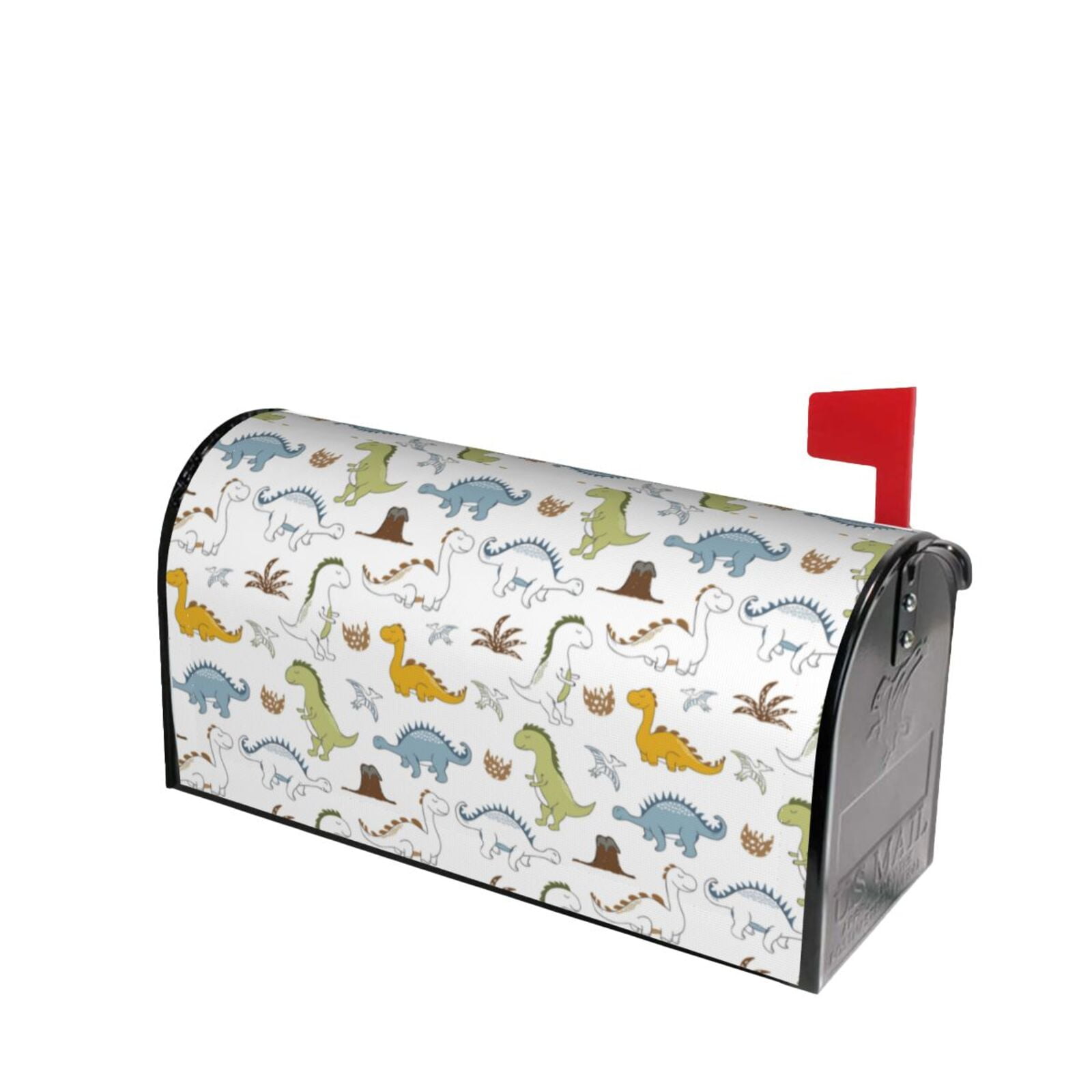 Fotbe Dinosaur Mailbox Covers Post Letter Box Cover Garden Decor ...