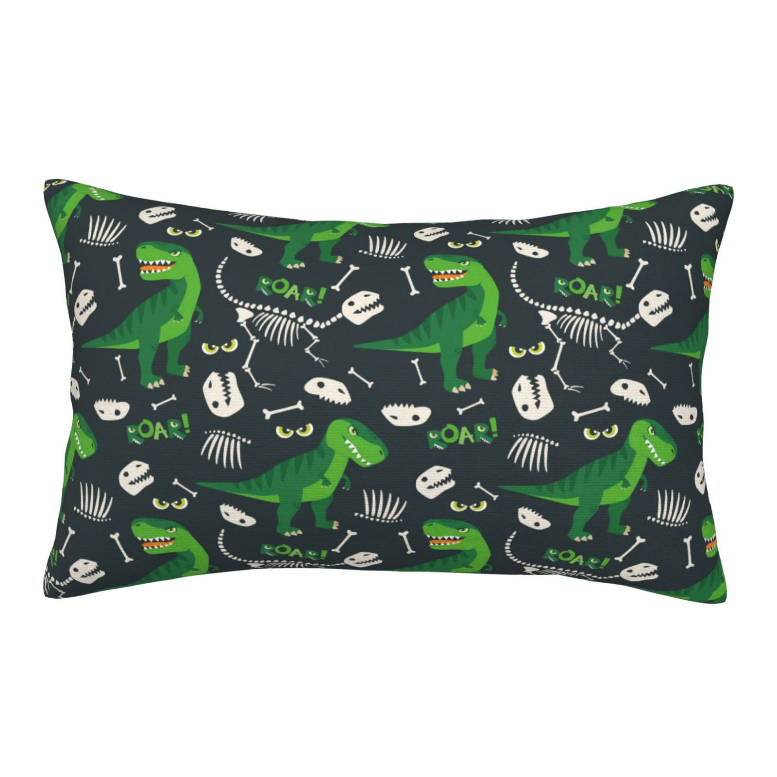 Fotbe Dinosaur and Bone Pillow Cases - Envelope Closure - Luxury, Extra ...