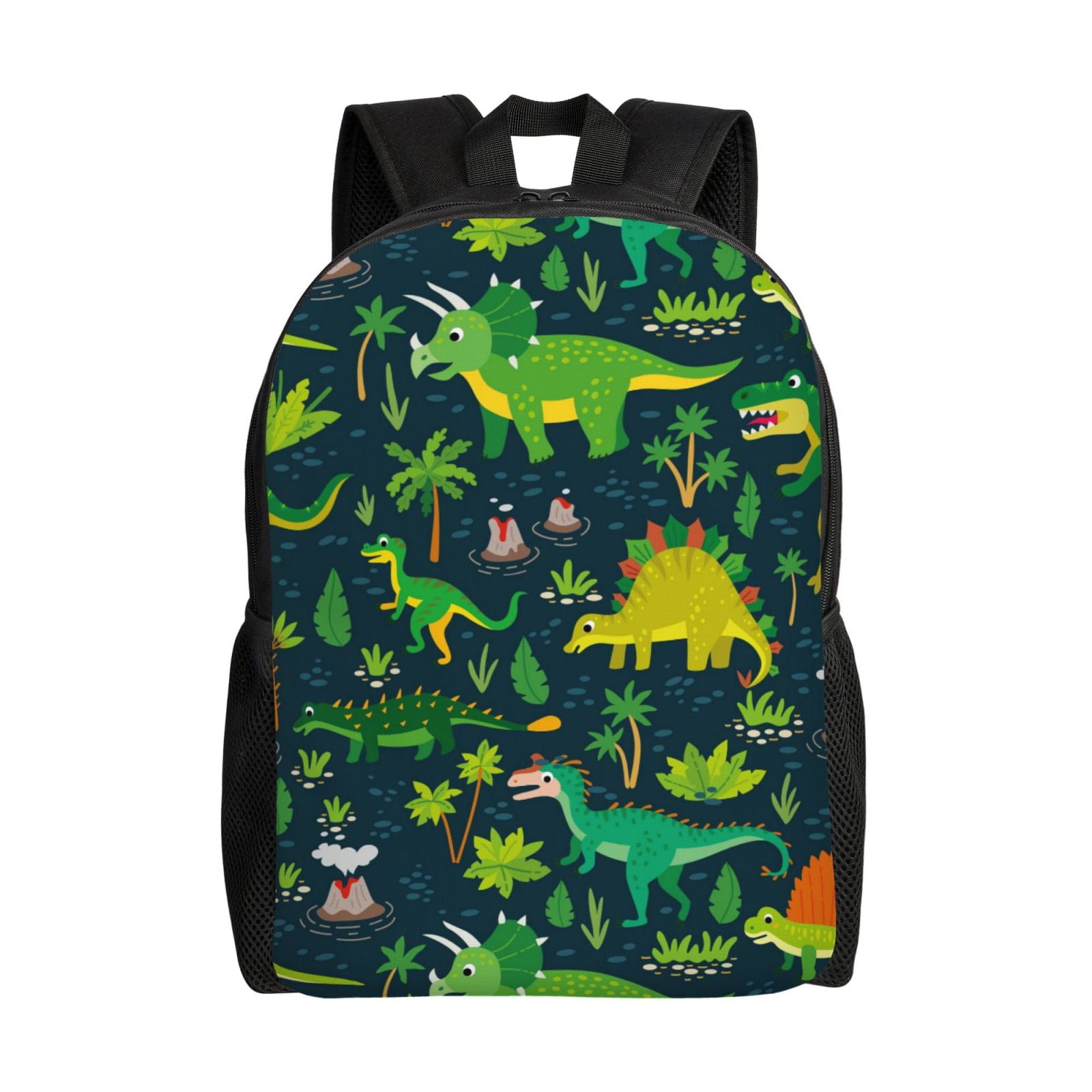 Fotbe Dinosaurs and Flowers Travel Laptop Backpack, Business Slim ...