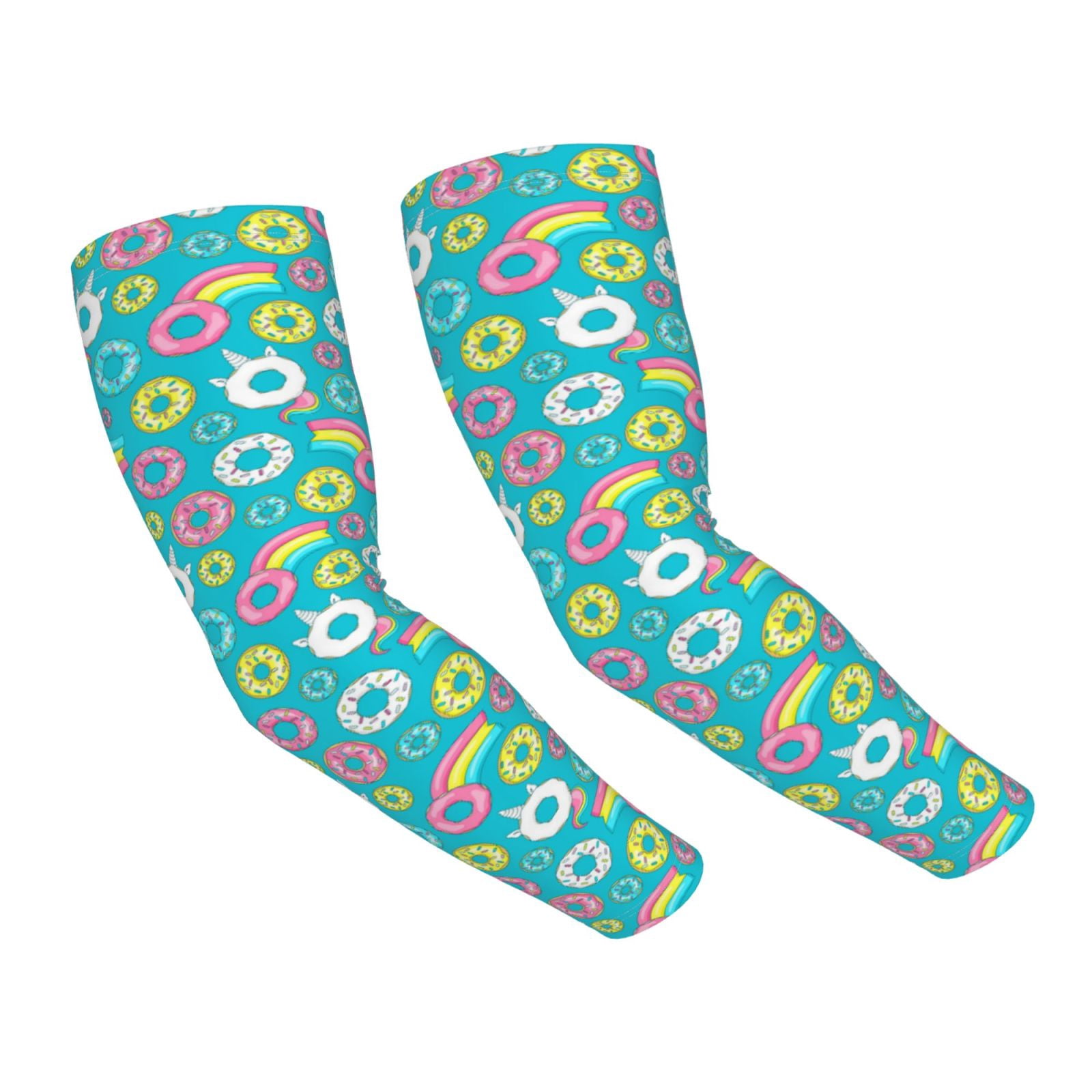 Fotbe Donut UV Sun Protection Arm Sleeves - Tattoo Cover Up ...