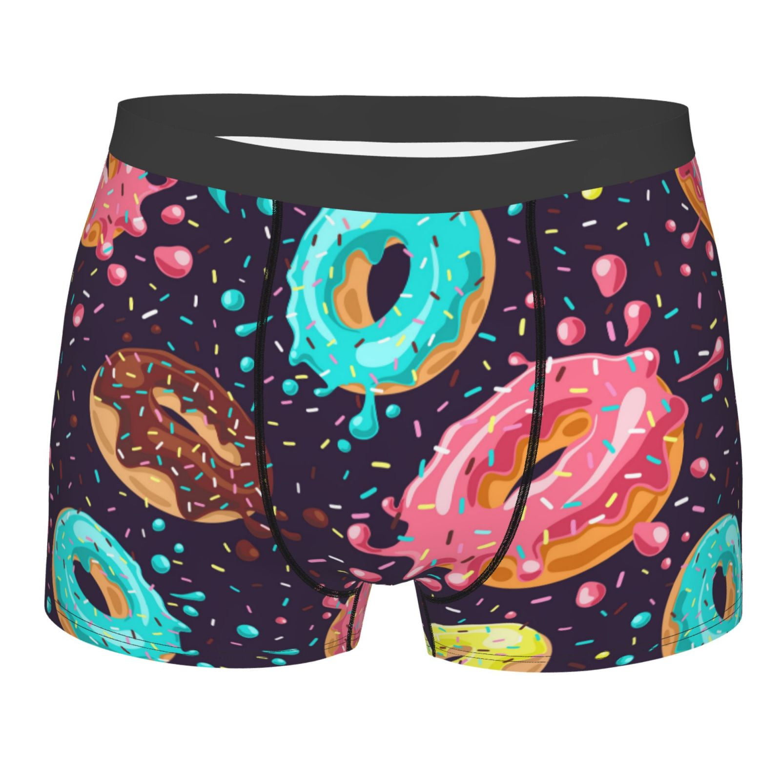 Fotbe Donuts1 Men’s Total Support Pouch Boxer Briefs, X-Temp Cooling ...