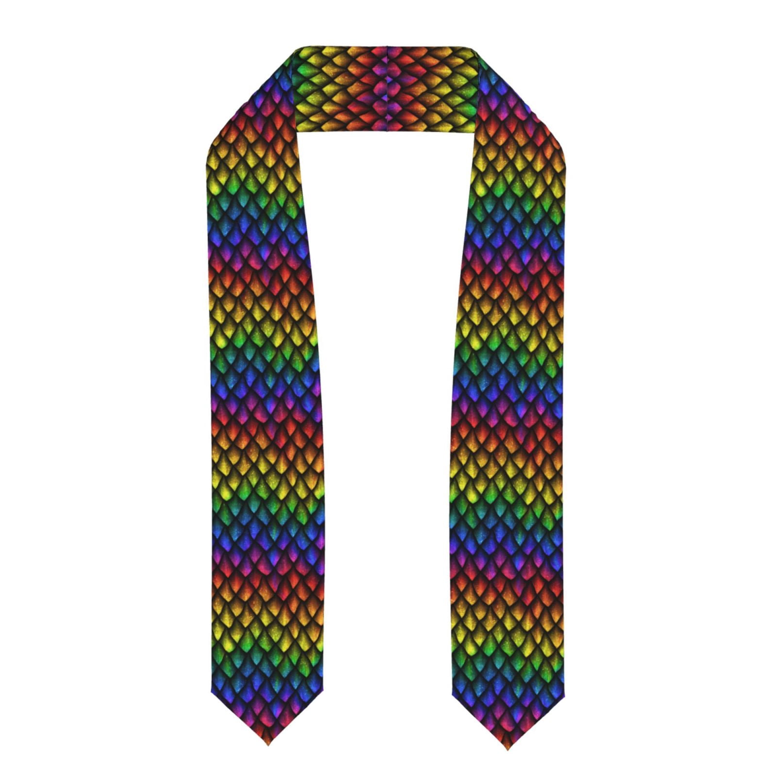 Fotbe Dragon Scales Printed Class of 2024 Graduation Stole - Walmart.com