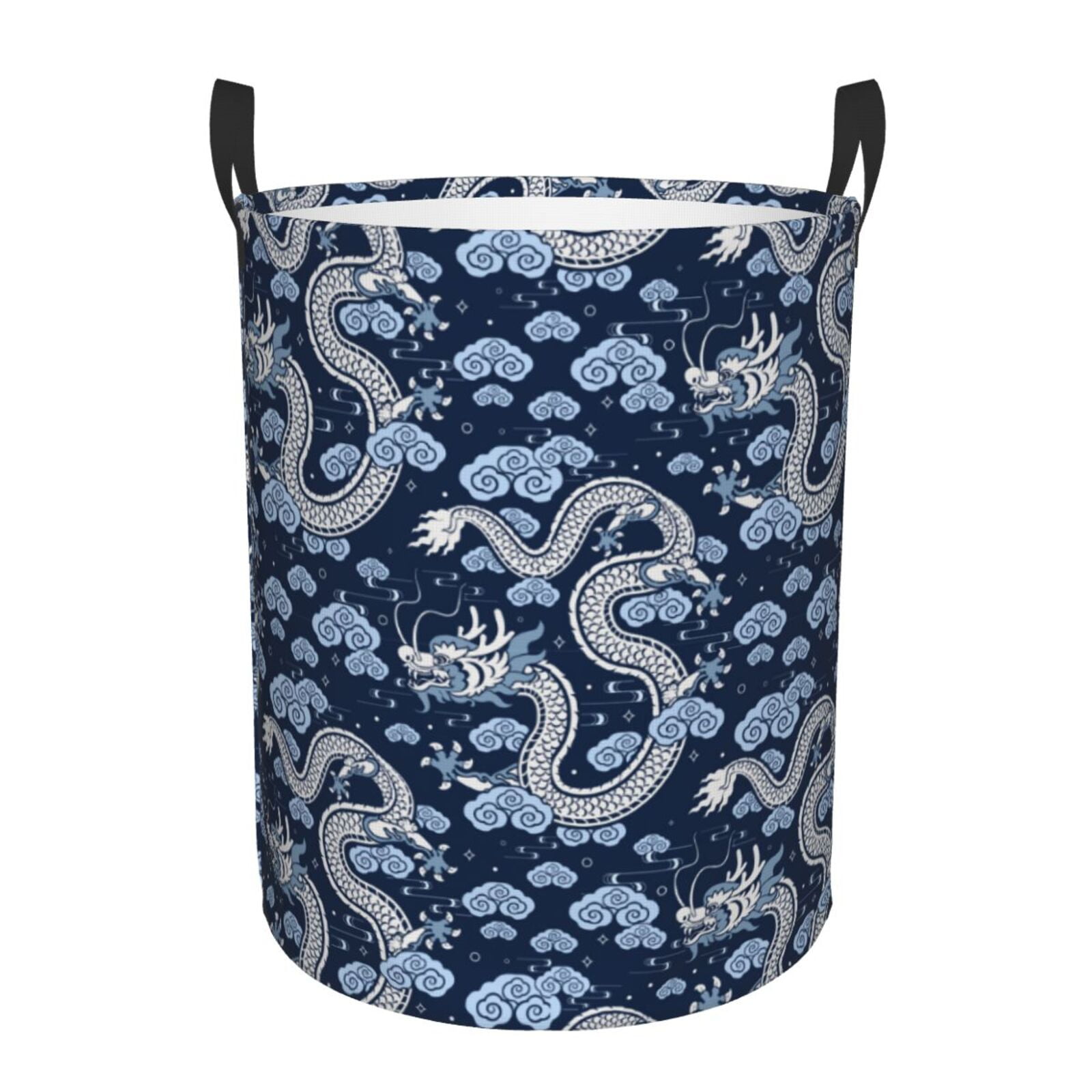 Fotbe Dragons Laundry Basket with Handles, Waterproof Large Laundry ...