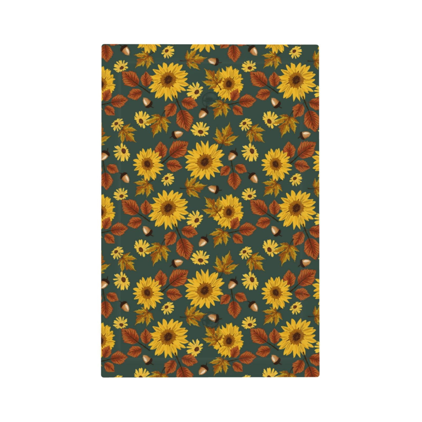 Fotbe Fall Daisy Leaf Nuts Print Duplex Receptacle Wall Plate, 1-Gang 5 ...
