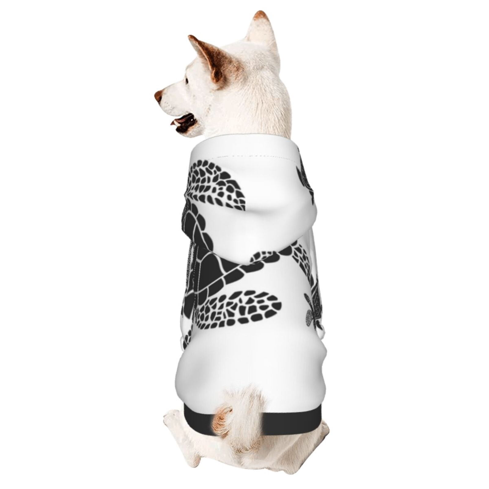 Fotbe Family Of Sea Turtles Print Small Dog Sweater Hoodies Pet Grey ...