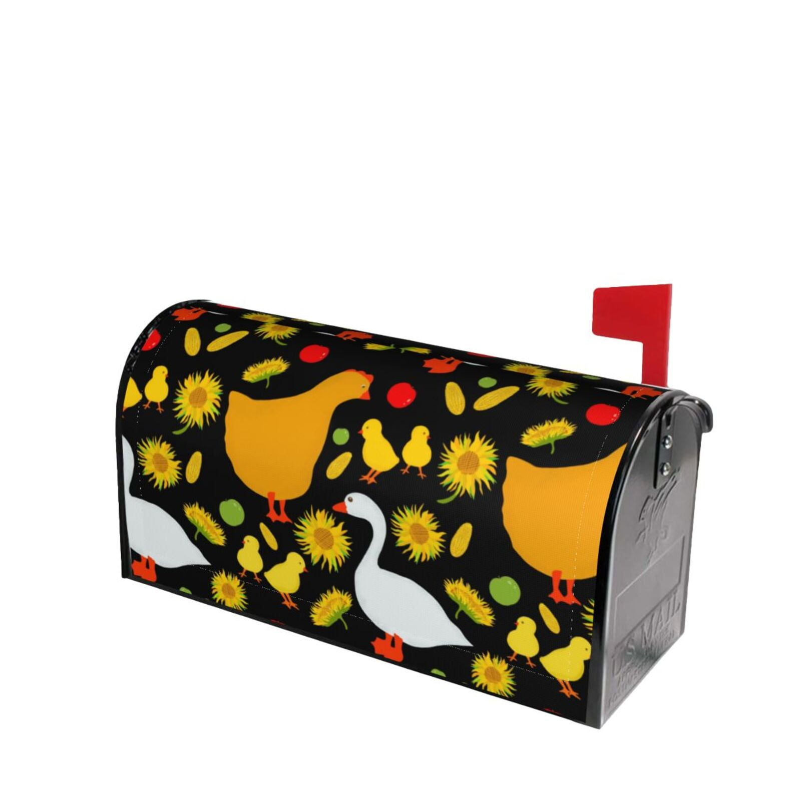 Fotbe Farm Goose Mailbox Covers Post Letter Box Cover Garden Decor ...