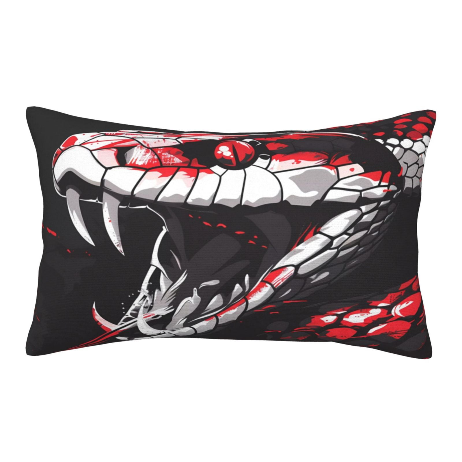 Fotbe Fierce Red Viper Graphic Art Pillow Cases - Envelope Closure ...