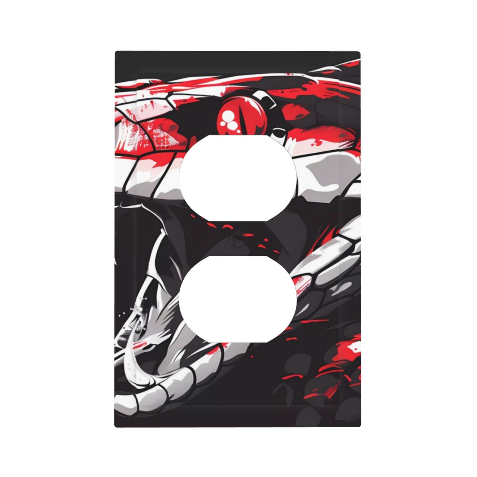 Fotbe Fierce Red Viper Graphic Art Print Duplex Receptacle Wall Plate ...
