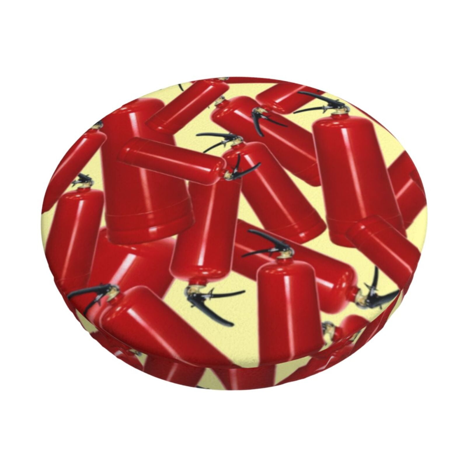 Fotbe Fire Extinguisher Stool Covers Round,Waterproof Round Bar Stool ...