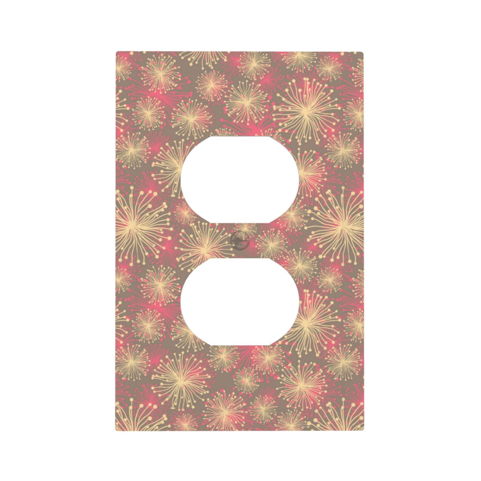 Fotbe Fireworks1 Print Duplex Receptacle Wall Plate, 1-Gang 5.0" x3.0 ...