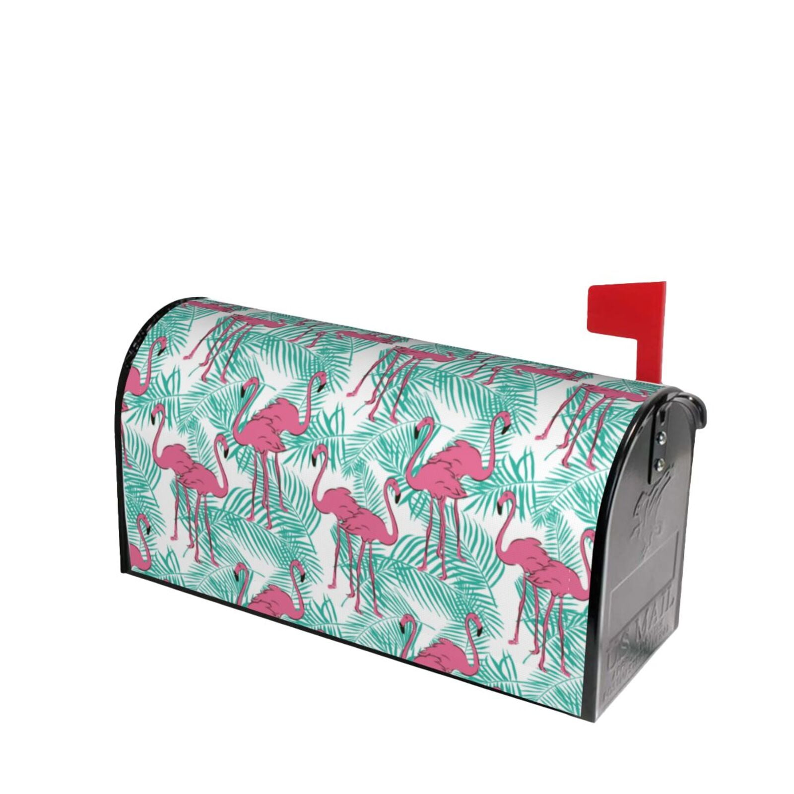 Fotbe Flamingo Mailbox Covers Post Letter Box Cover Garden Decor ...
