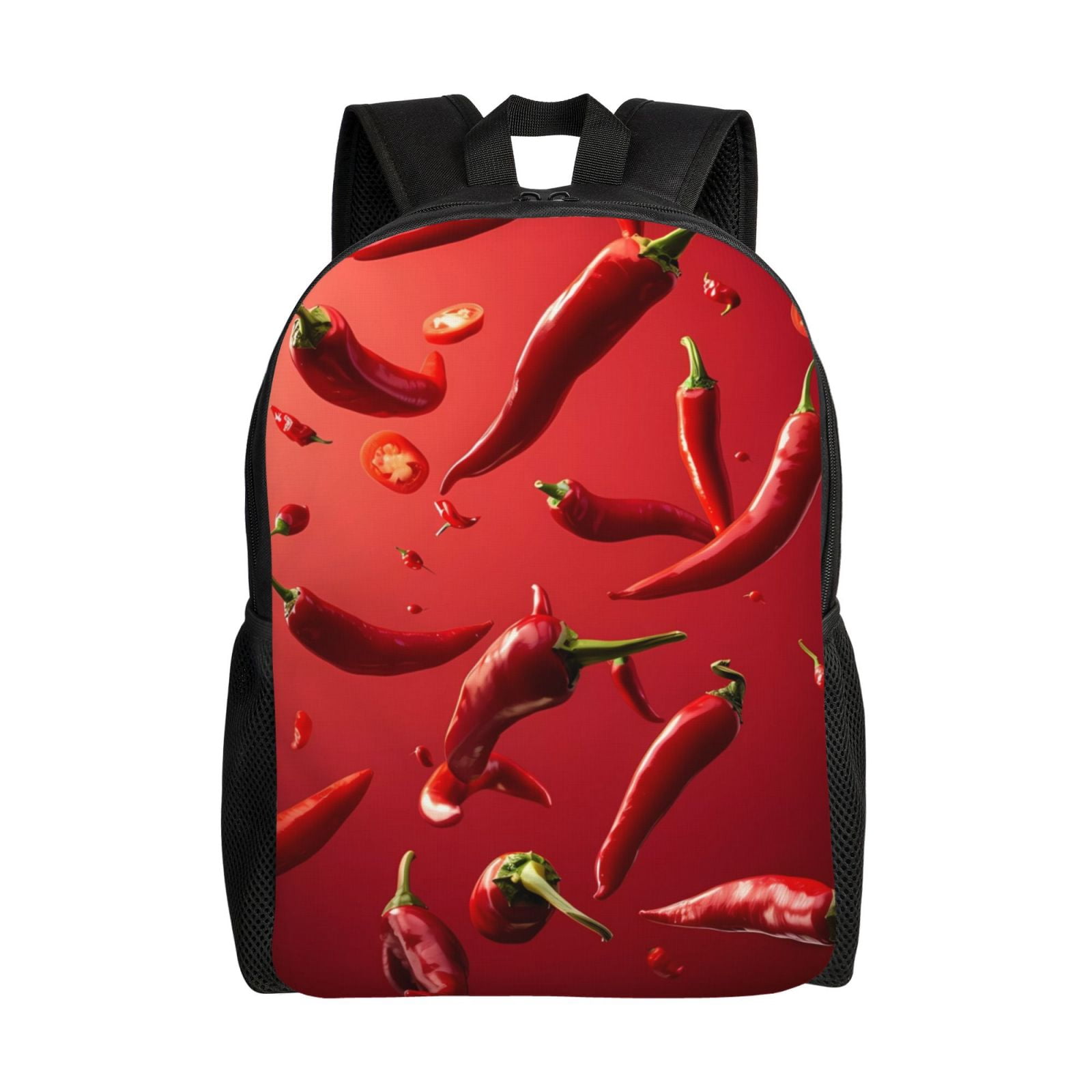 Fotbe Floating Red Chili Peppers Travel Laptop Backpack, Business Slim ...