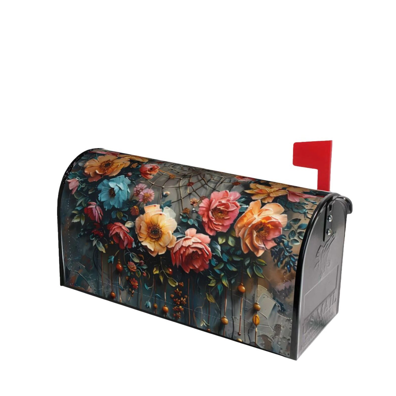 Fotbe Floral Dreamcatcher Elegance Mailbox Covers Post Letter Box Cover ...