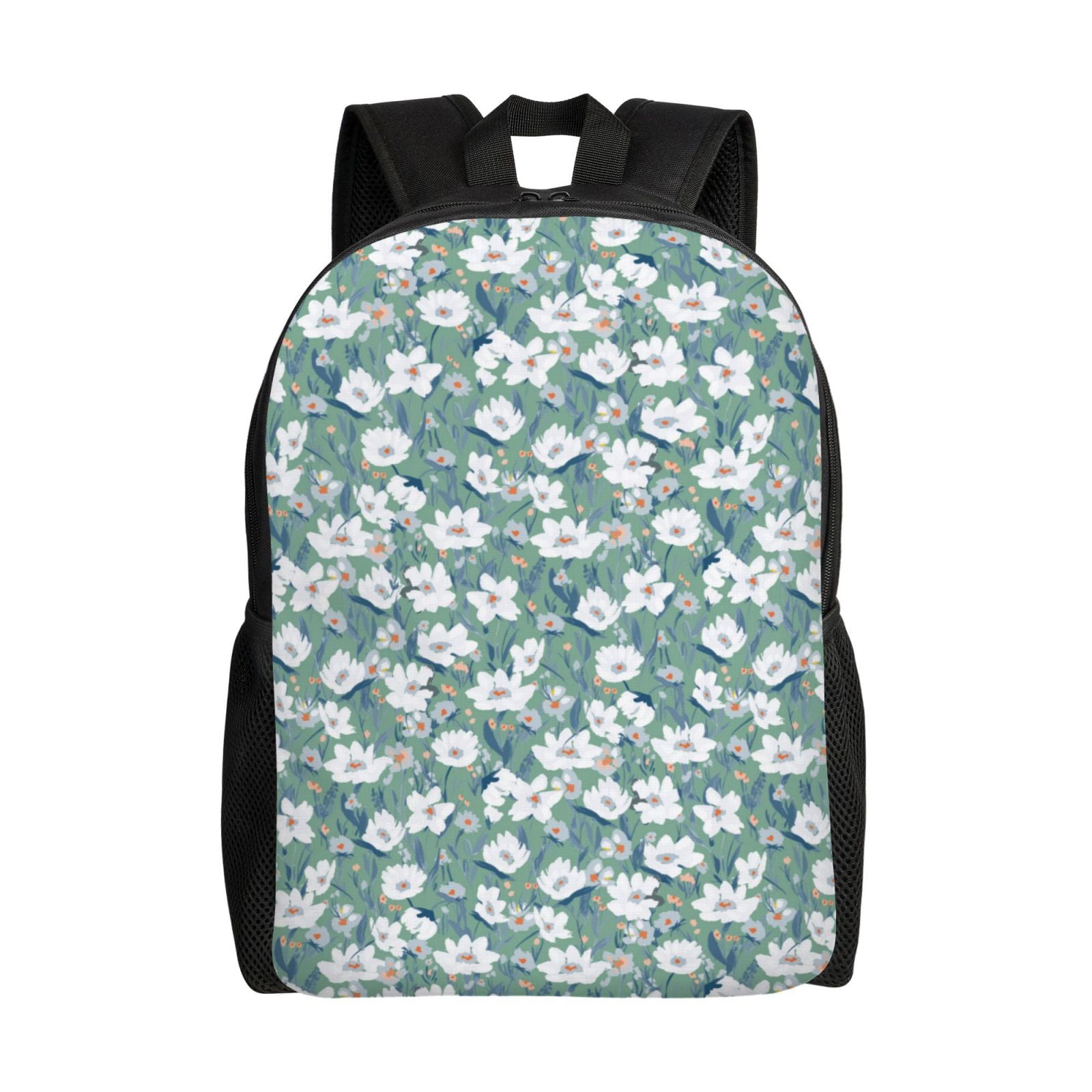 Fotbe Floral Travel Laptop Backpack, Business Slim Sturdy Laptops ...
