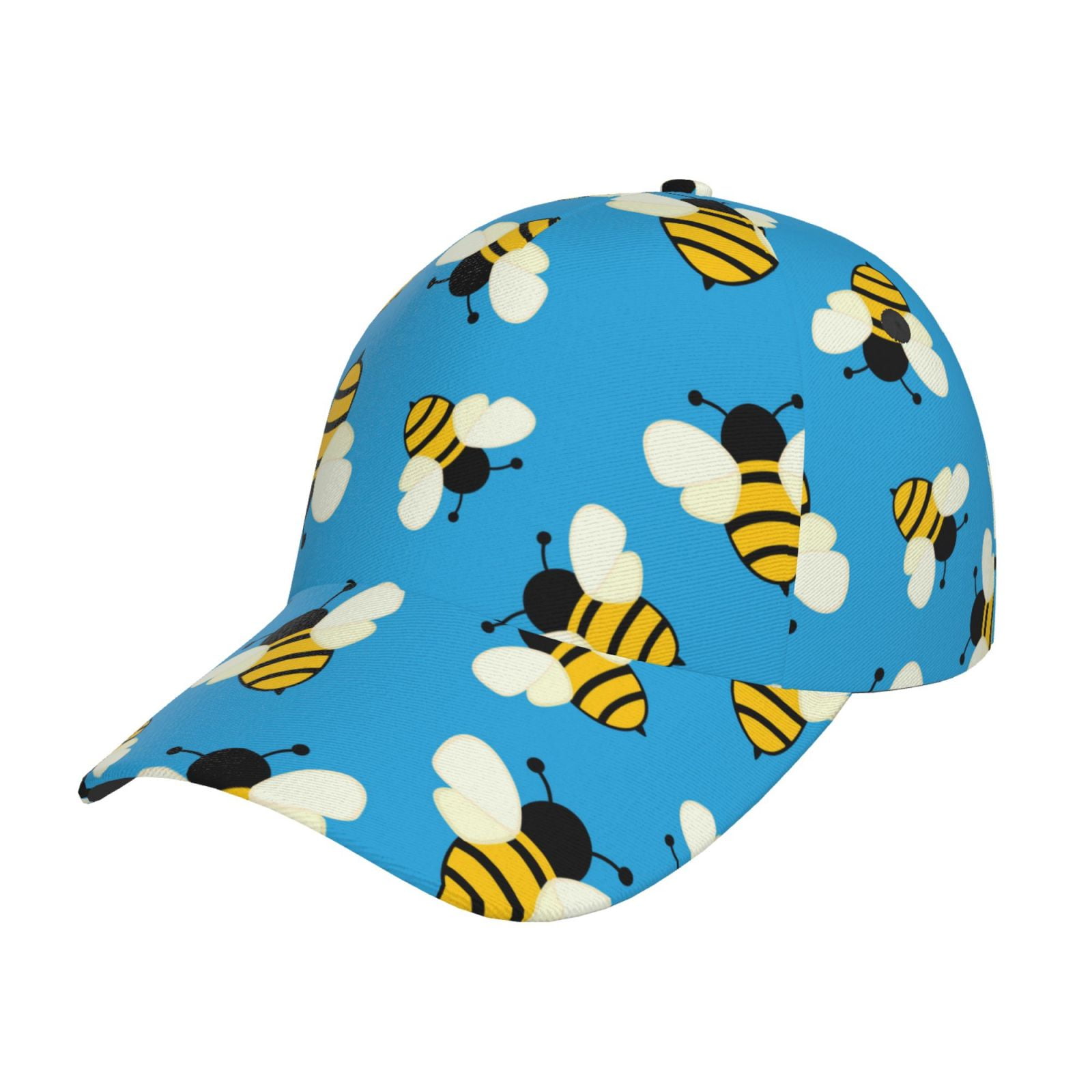 Fotbe Flying Bees Baseball Cap, Flying Bees Print Dad Hat,Outdoor Hat ...