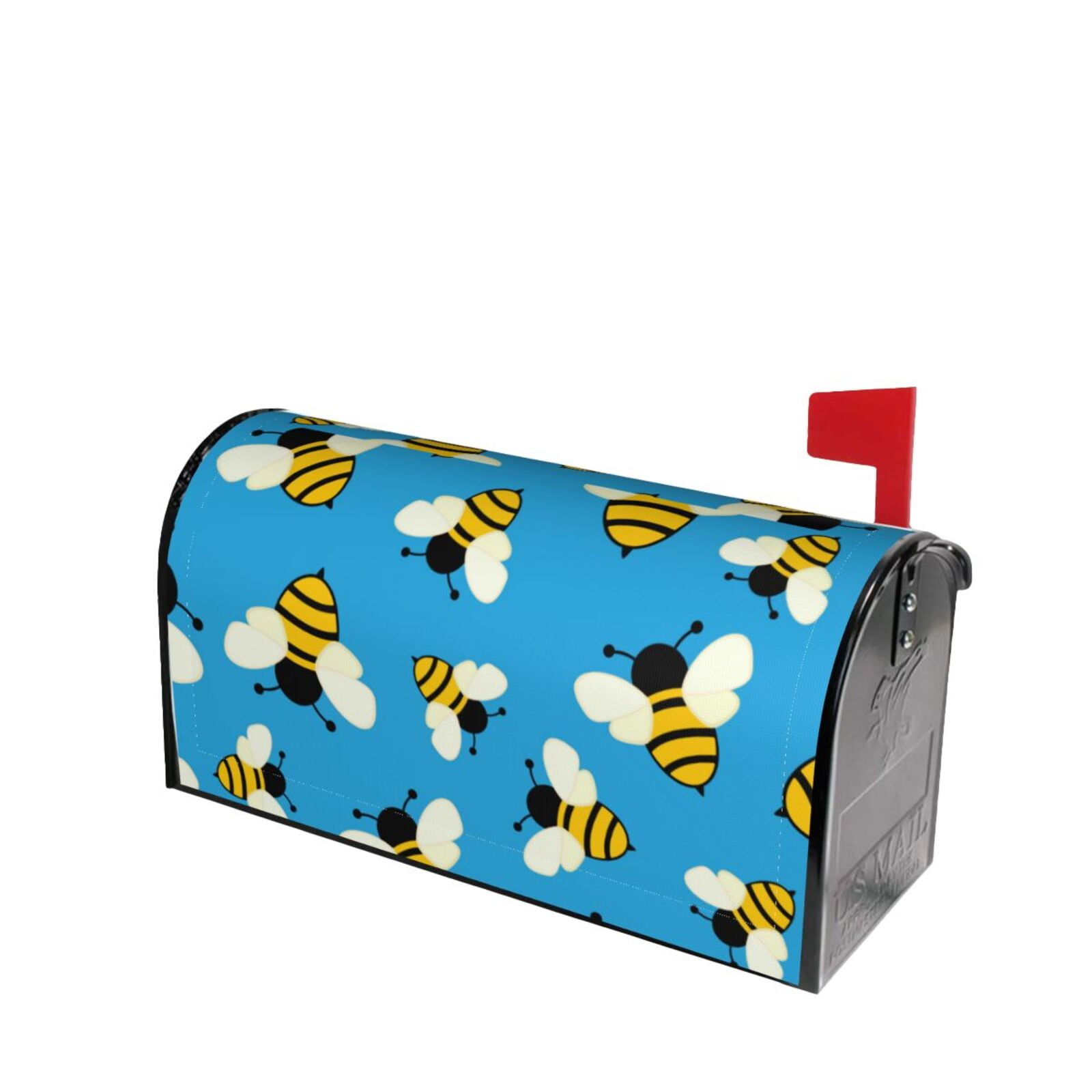 Fotbe Flying Bees Mailbox Covers Post Letter Box Cover Garden Decor ...