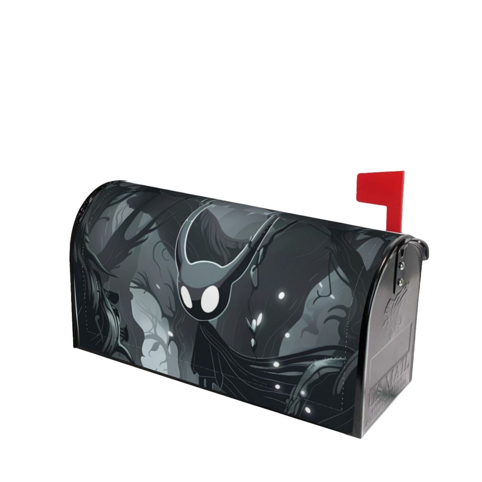 Fotbe Forest Black Ghost Warrior Mailbox Covers Post Letter Box Cover ...