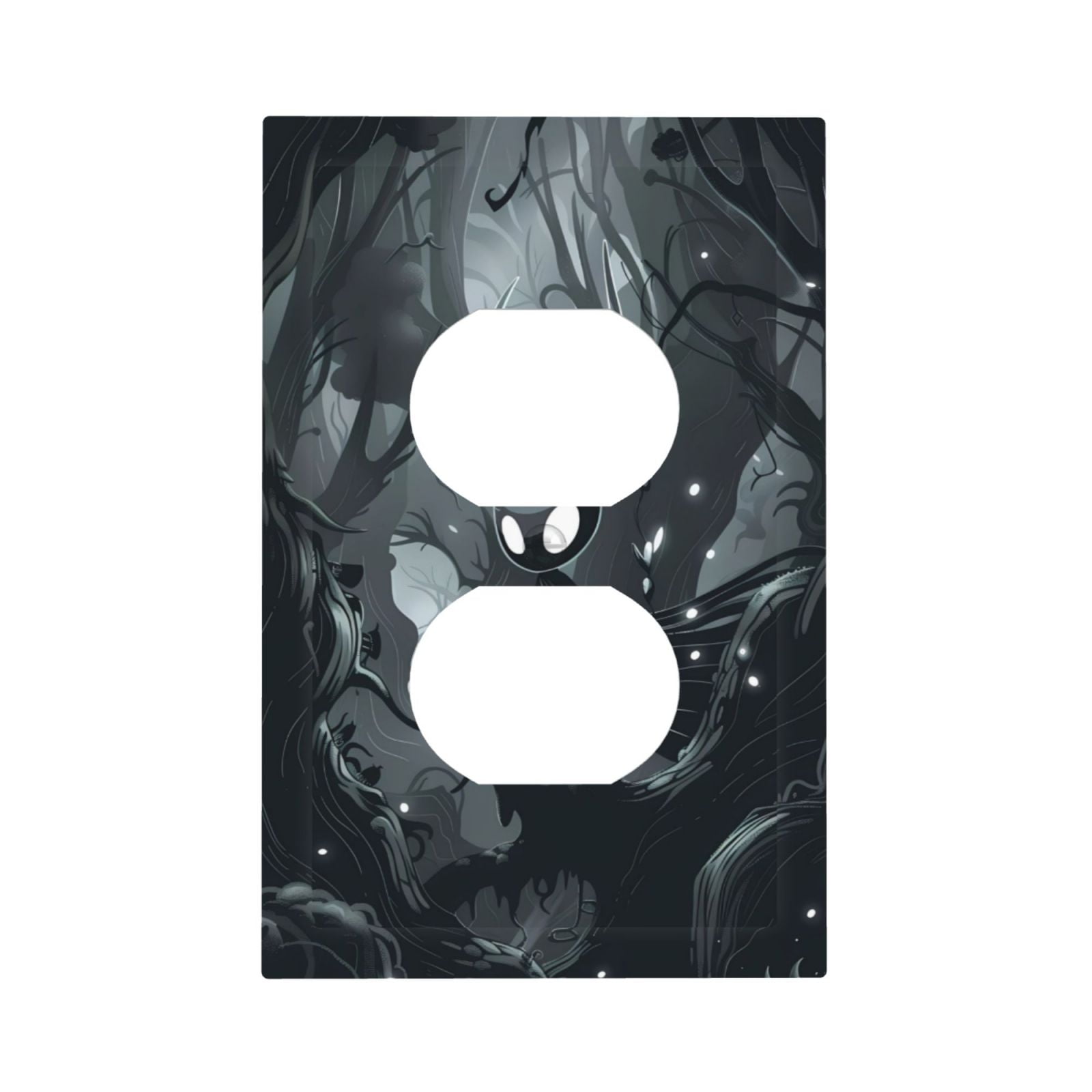 Fotbe Forest Black Ghost Warrior Print Duplex Receptacle Wall Plate, 1 ...