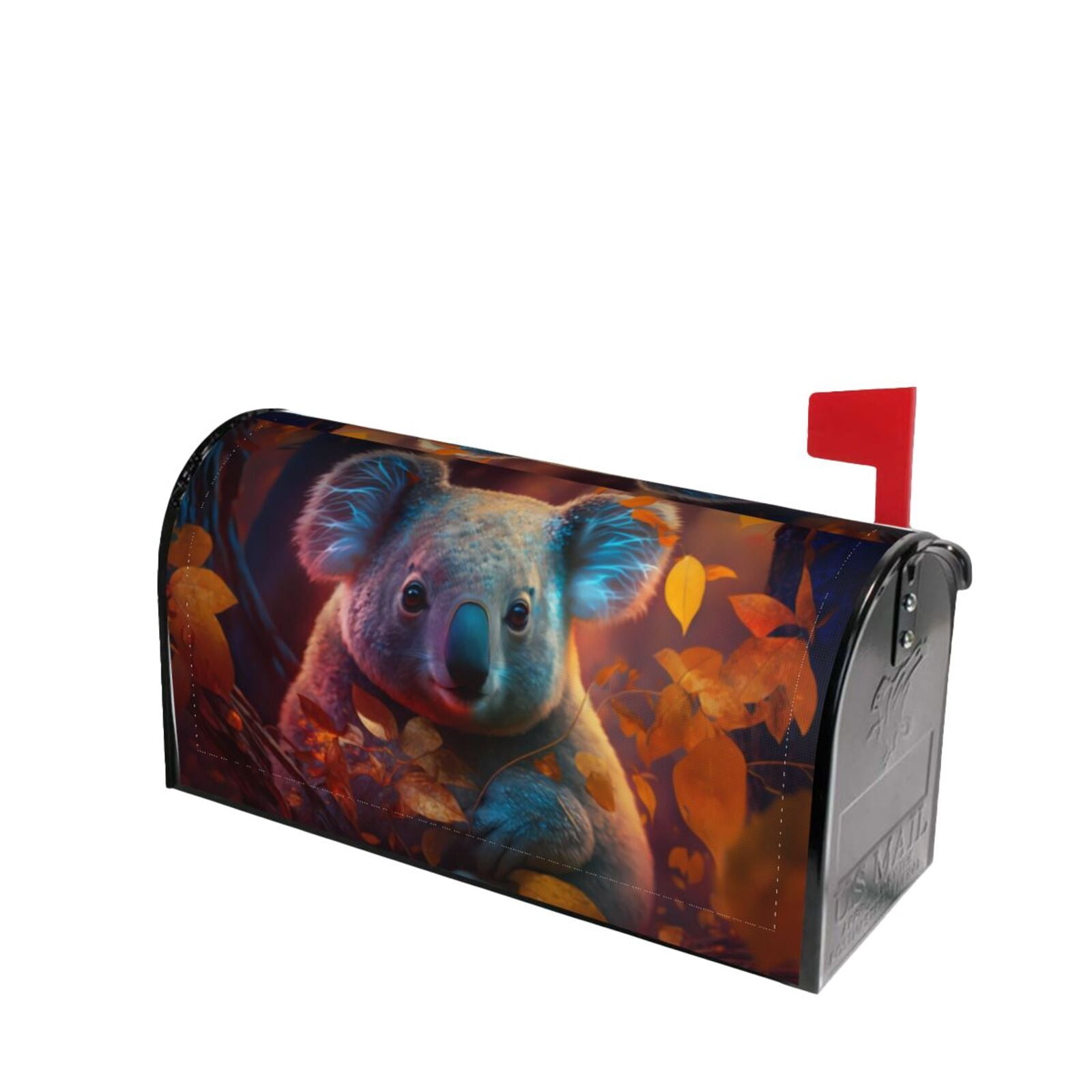Fotbe Forest Koala Mailbox Covers Post Letter Box Cover Garden Decor ...