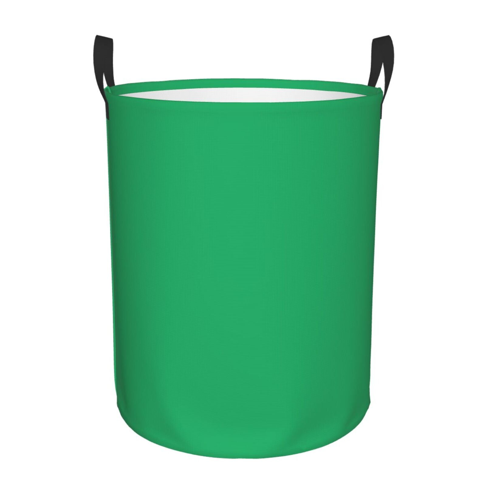 Fotbe Forestgreen Laundry Basket with Handles, Waterproof Large Laundry ...