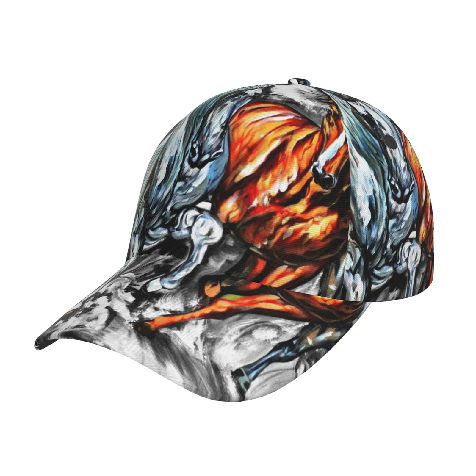 Fotbe Four Running Horses Baseball Cap, Four Running Horses Print Dad ...