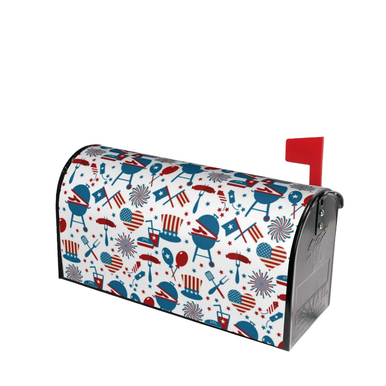 Fotbe Fourth Of July Party Mailbox Covers Post Letter Box Cover Garden ...