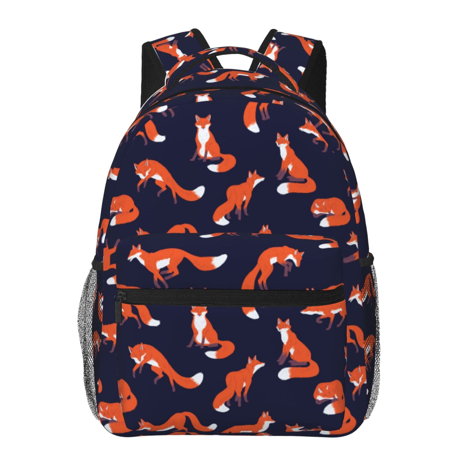 Fotbe Foxes In Different Poses Pattern Casual Backpack for School ...