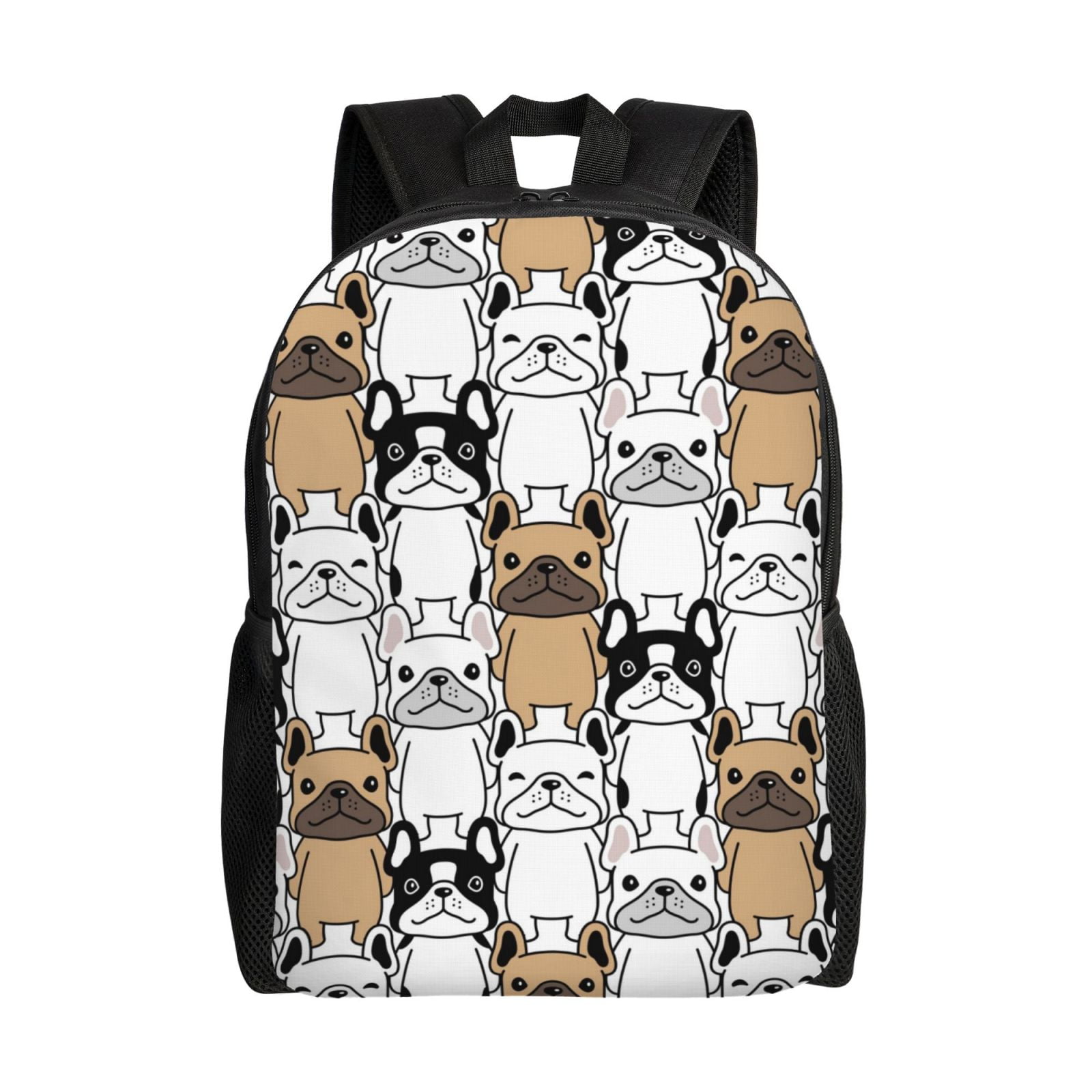 Fotbe French Bulldog 2 Travel Laptop Backpack, Business Slim Sturdy ...