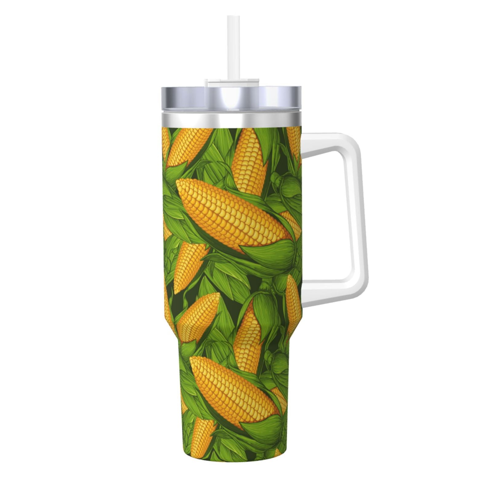 Fotbe Fresh Corn 1 Pattern 40oz Ice Bully With Handle And Straw ...