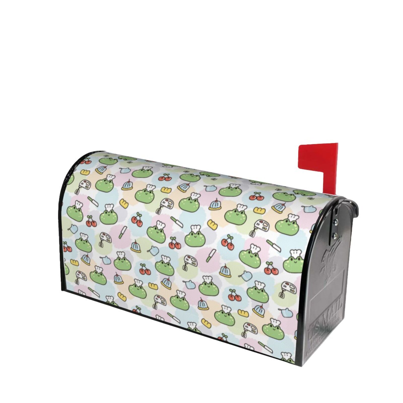 Fotbe Frog Wear Chef Hat Mailbox Covers Post Letter Box Cover Garden ...